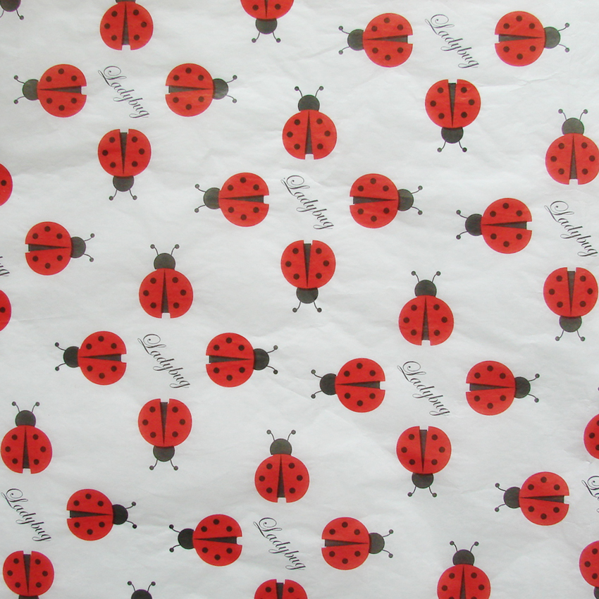 Ladybug Tissue Gift Wrap