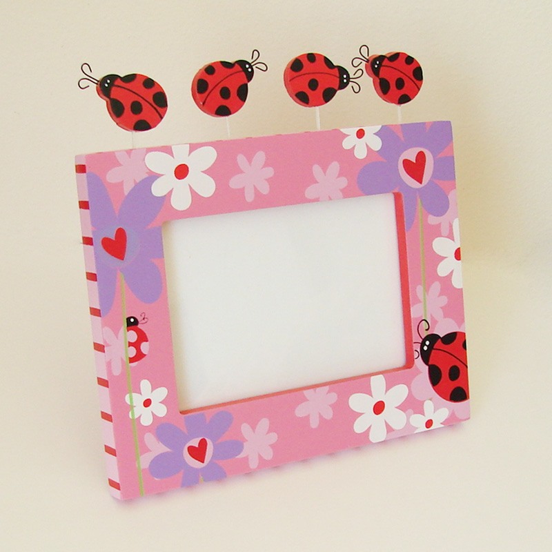 Ladybug Frame with Dancing Ladybugs | Ladybug Gift Store LLC